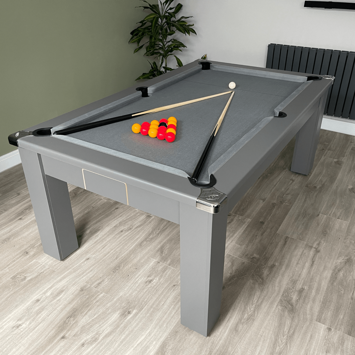 Avant Garde Pool Dining Table 6ft & 7ft - Onyx Grey – The Yorkshire Cue ...