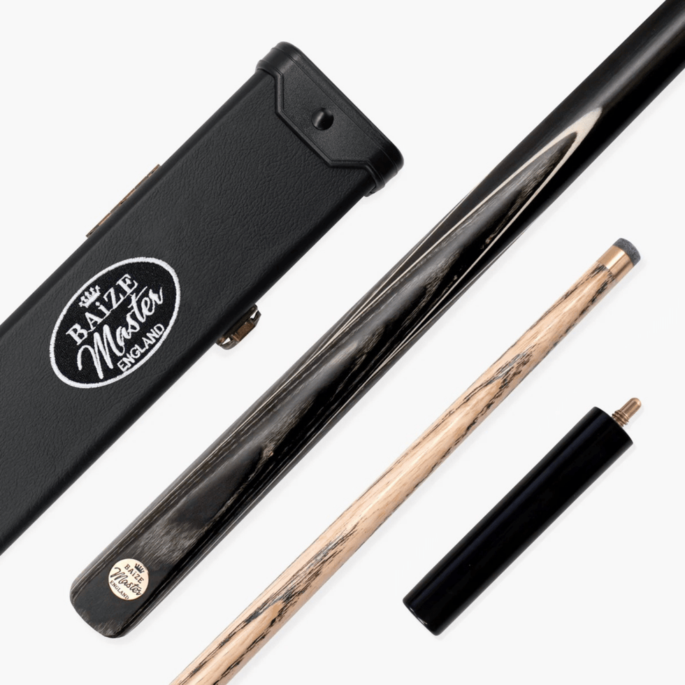 Baize Master Grey Marksman ¾ Joint English Pool Cue and Case Set – The ...