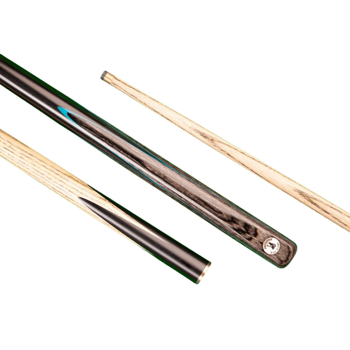 Britannia Champion Blue Streak 3/4 Snooker Cue - 58" - 9 - 9.5mm Tip ...