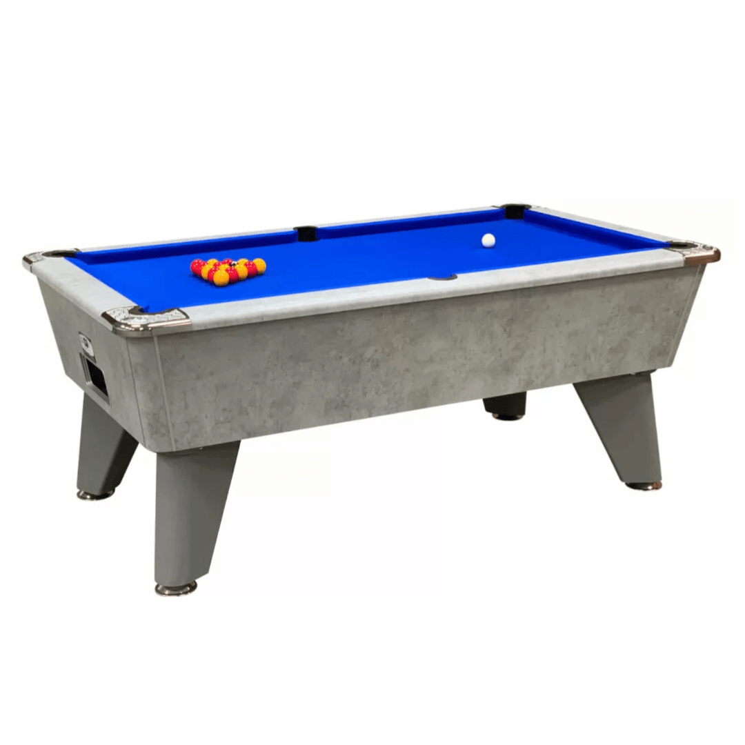 DPT Omega Pro Pool Table - Concrete – The Yorkshire Cue Company
