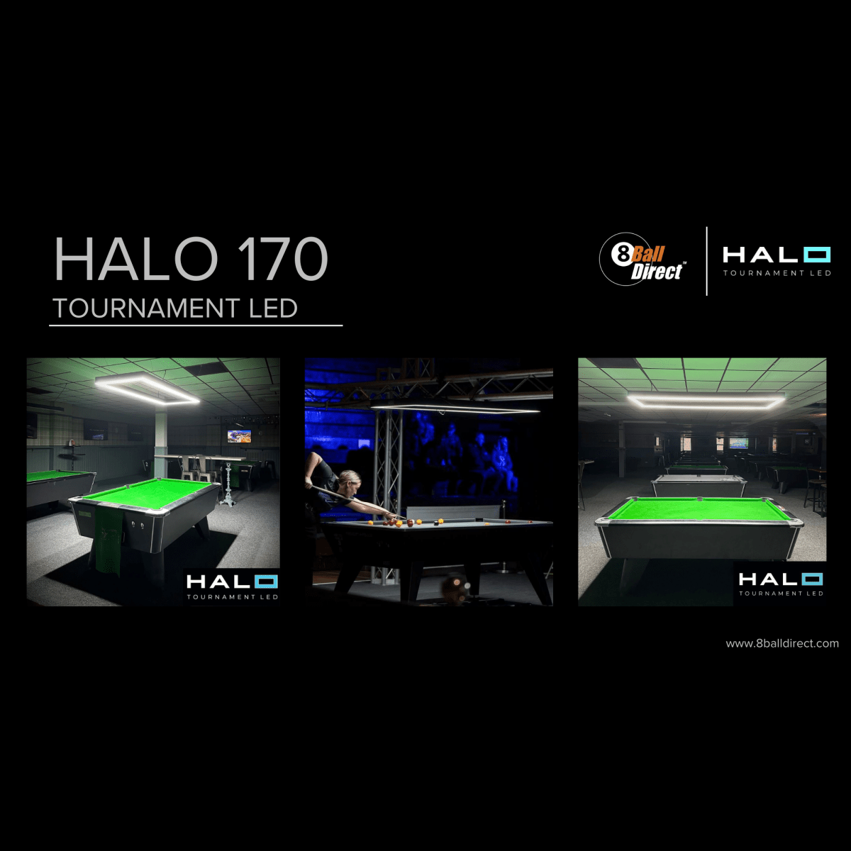 HALO 170 - Tournament LED Pool Table Light – The Yorkshire Cue Company