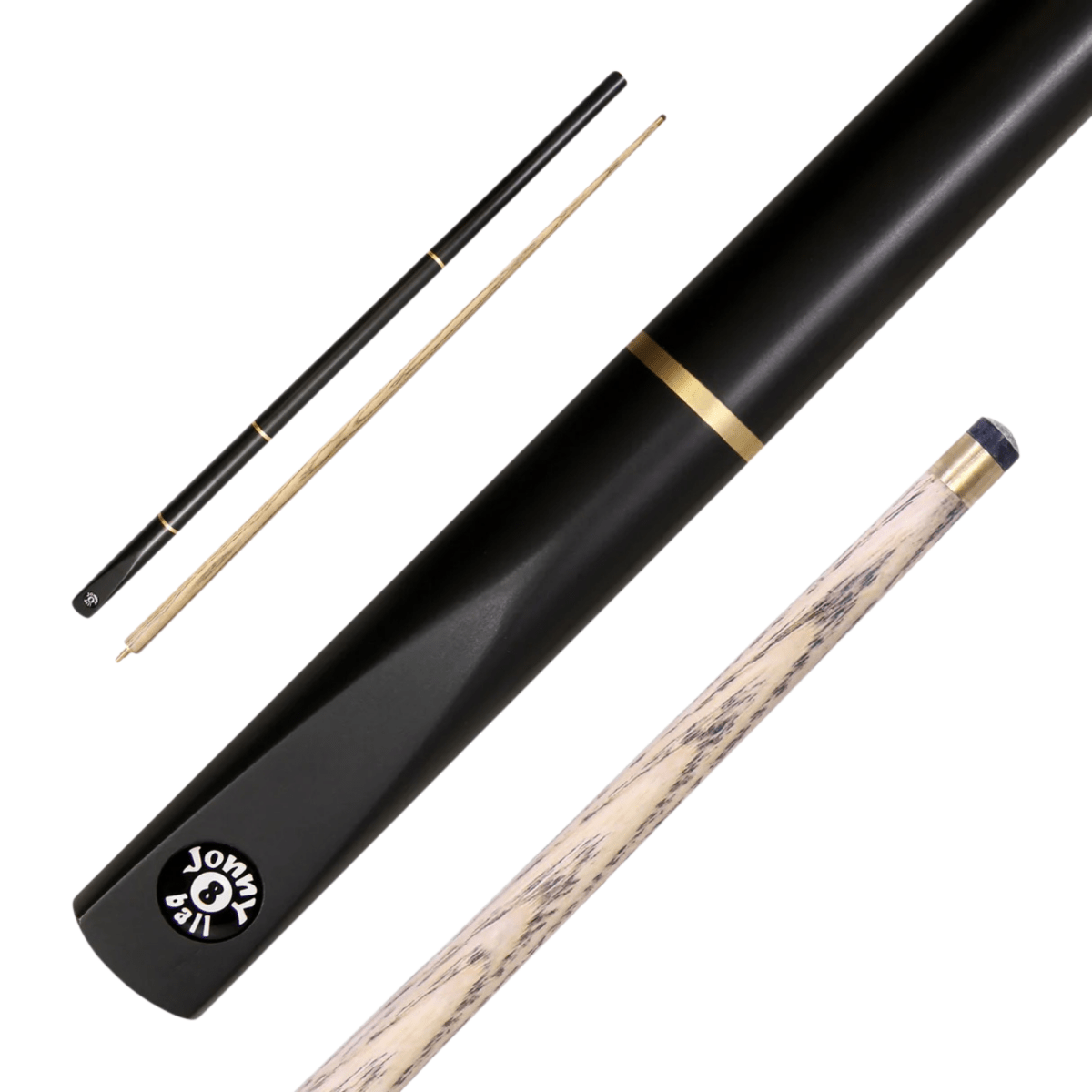 Jonny 8 Ball Junior COMBI Adjustable 5 Piece Ash Snooker Pool Cue - 48 ...